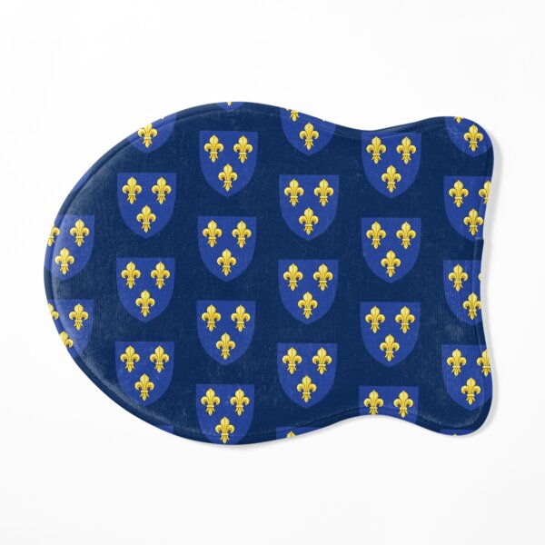 "Blason France moderne French royal golden yellow fleur de lys lis blue ...