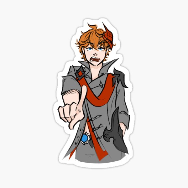 "Childe is Very Disappointed" Sticker for Sale by lolacucaaa | Redbubble