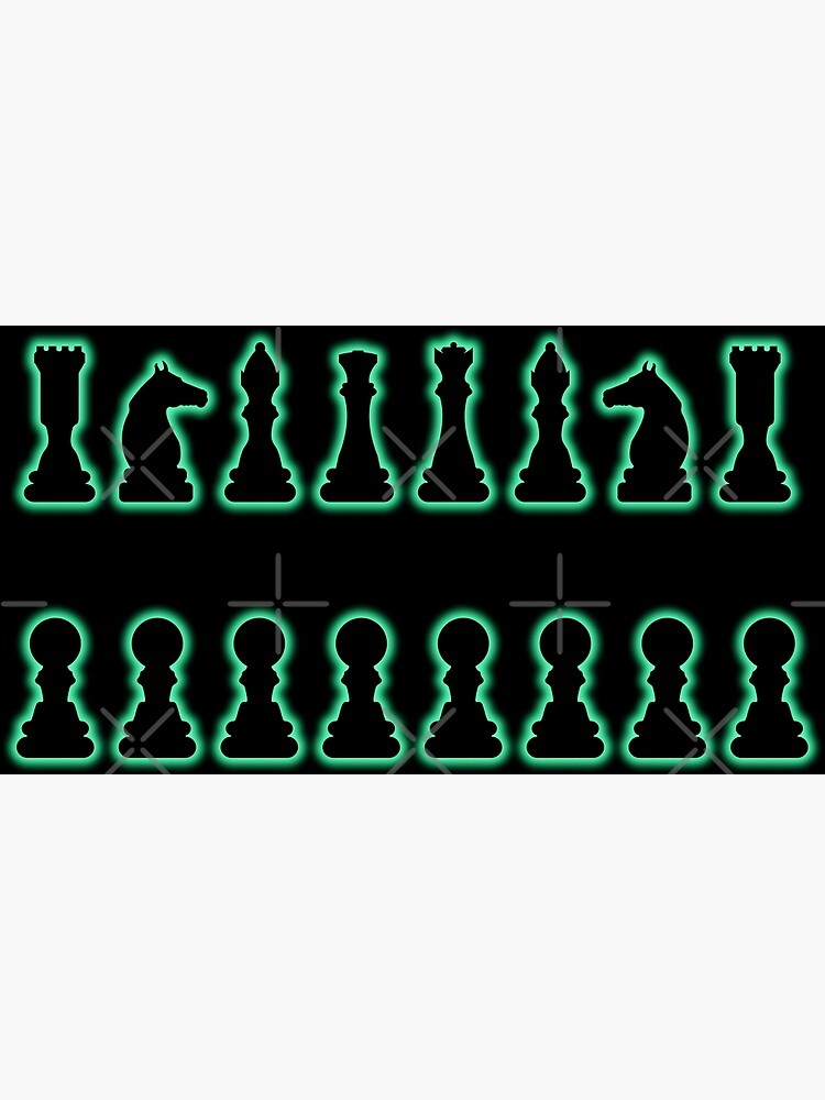 "Neon Chess" Poster for Sale by zemzebur | Redbubble