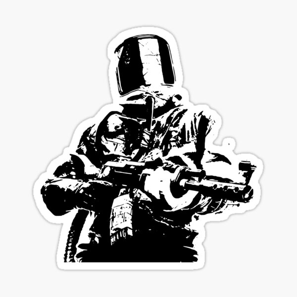 "Rust hazmat with ak47" Sticker for Sale by JoyfulDayzz | Redbubble