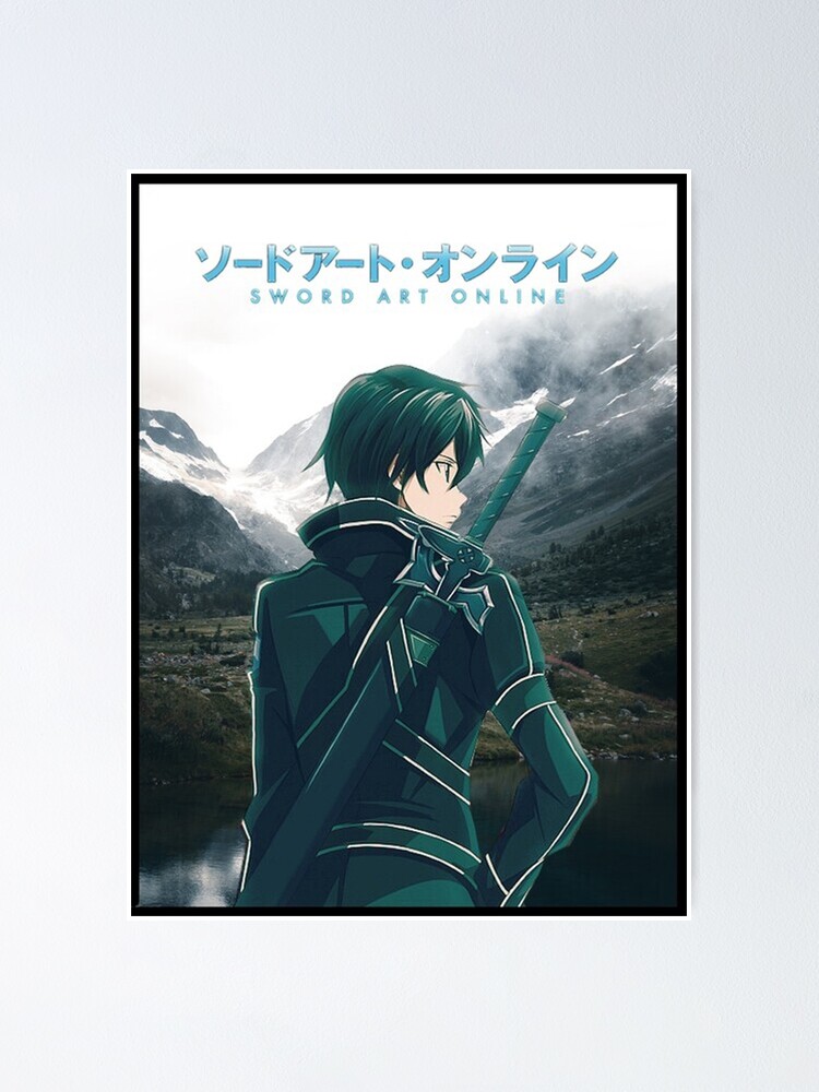 "Sword Art Online - Kirito" Poster for Sale by sheltonrandy | Redbubble