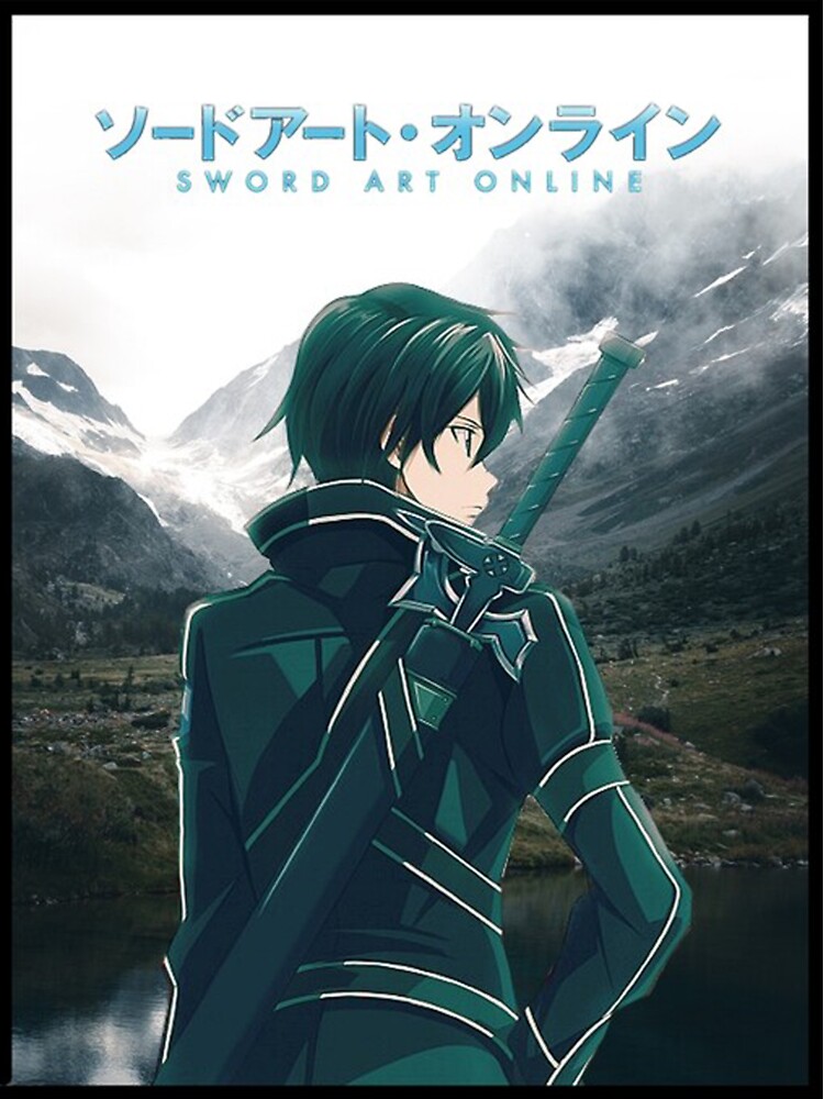 "Sword Art Online - Kirito" Sticker for Sale by sheltonrandy | Redbubble