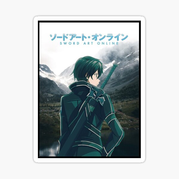 "Sword Art Online - Kirito" Sticker for Sale by sheltonrandy | Redbubble
