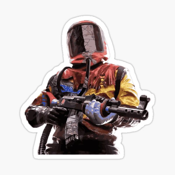 "Rust hazmat with ak47" Sticker for Sale by JoyfulDayzz | Redbubble