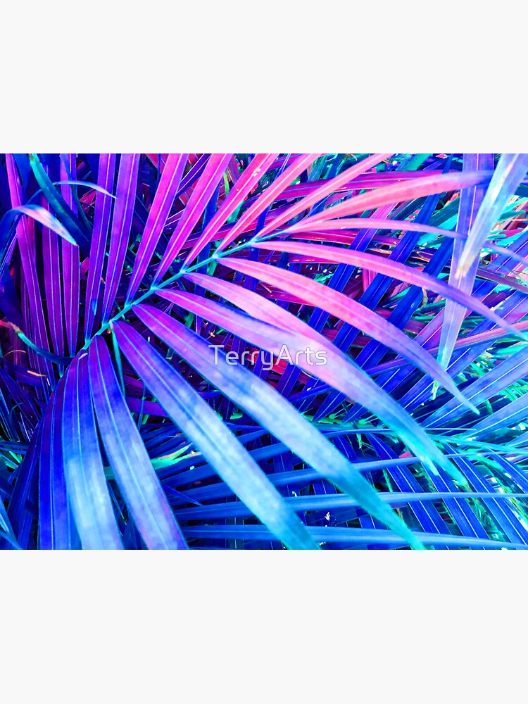 "Exotic Tropical Palm Leaves Tropicalcore Tropical Vacation Aesthetic 3 ...