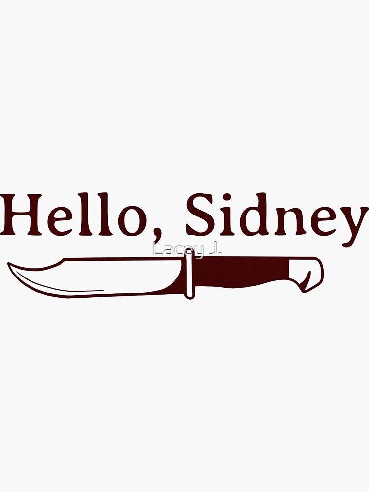 "Hello, Sidney" Sticker for Sale by sweetlace | Redbubble