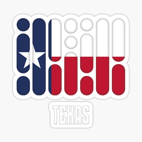 "TEXAS Flag" Sticker for Sale by fedaix | Redbubble