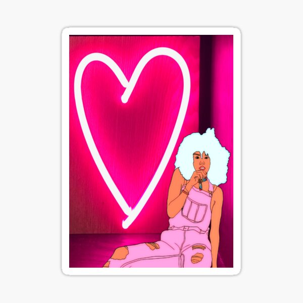 "Neon Pink" Sticker for Sale by jrdntay33 | Redbubble