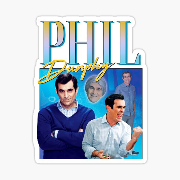"Phil Dunphy Homage" Sticker for Sale by BEST-PAINT | Redbubble
