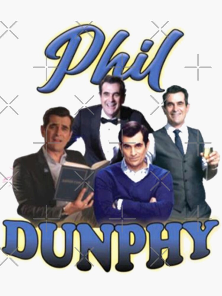 "Phil Dunphy Homage" Sticker for Sale by BEST-PAINT | Redbubble