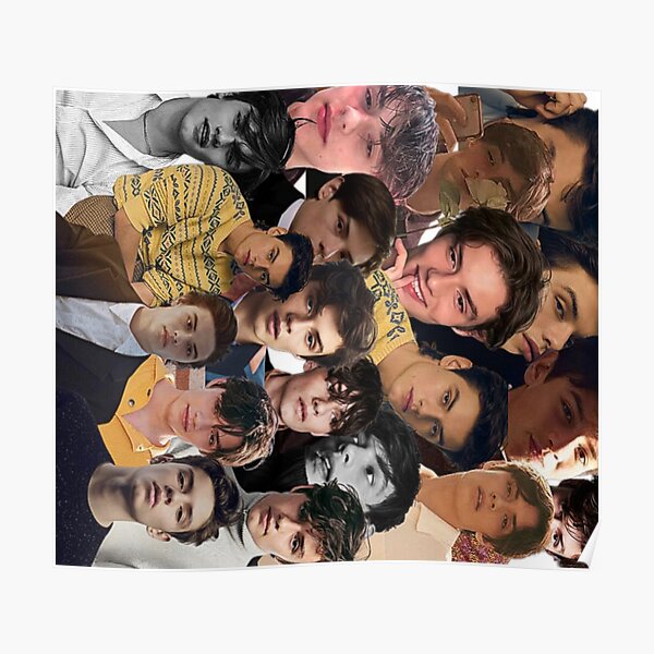 "louis partridge photo collage" Poster for Sale by T-shirtakStore ...