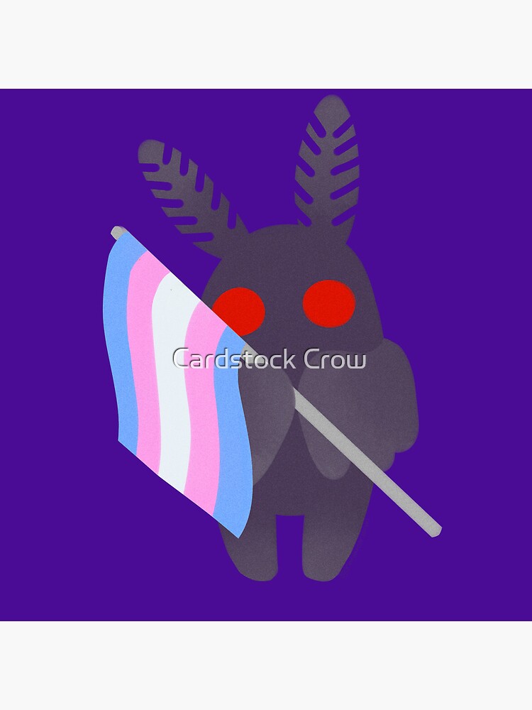 "Pride Moth - Trans" Poster for Sale by CommanderCorvus | Redbubble