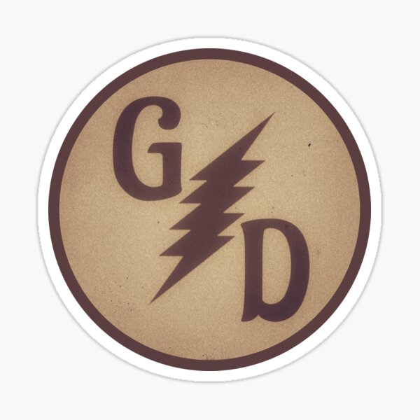 "GD" Sticker for Sale by Trigger413 | Redbubble