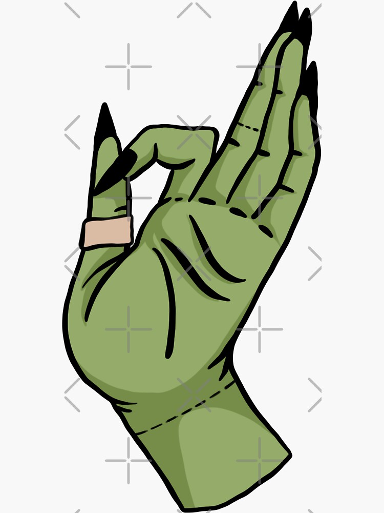 "Zombie Hand" Sticker for Sale by princesssomo21 | Redbubble