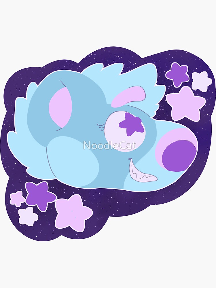 "Galaxy Hyena" Sticker for Sale by NoodleCat | Redbubble