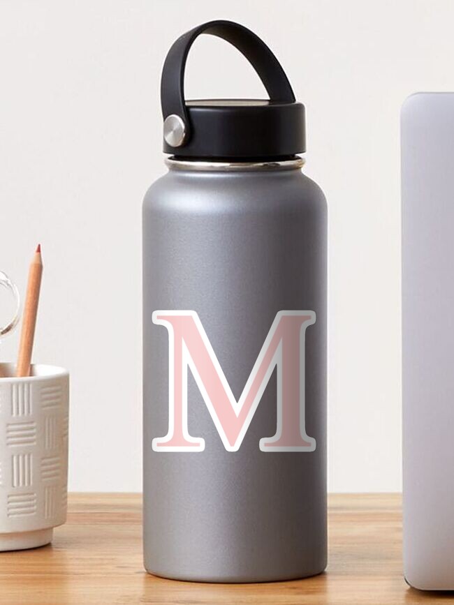 "mu- millennial pink greek letter" Sticker for Sale by Hope Schmeiser ...