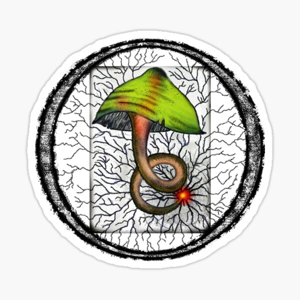 "Psychedelic therapy" Sticker for Sale by WirrrArt | Redbubble