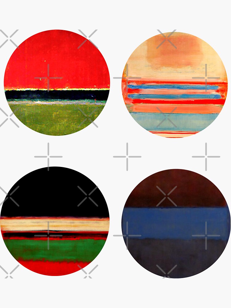 "HQ mark rothko painting " Sticker for Sale by suny-shop | Redbubble