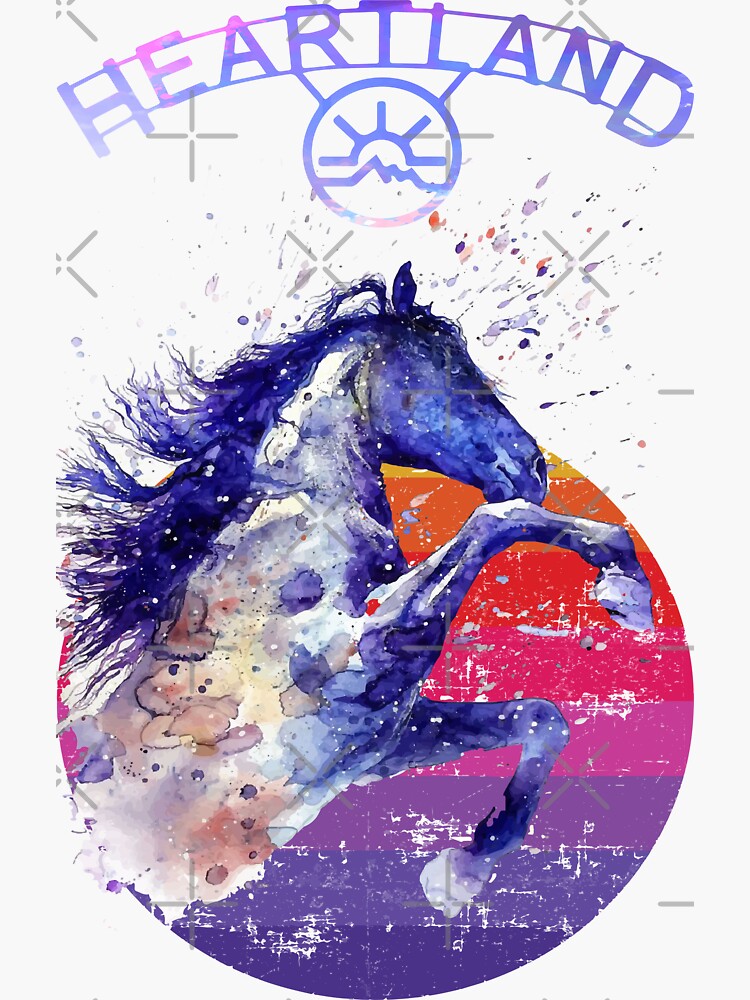 "Heartland,Heartland Ranch,sunset heartland,Heartland Retro Vintage, Horse Lovers, Horse ...