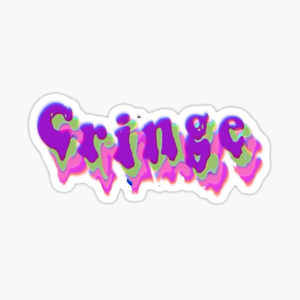 "Cringe | Retro - V2" Sticker for Sale by Feertower | Redbubble