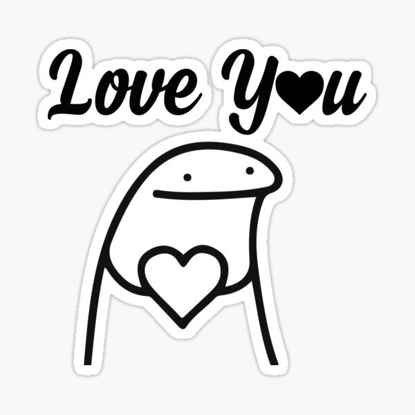 Pegatina «flork meme te amo» de Craftty | Redbubble