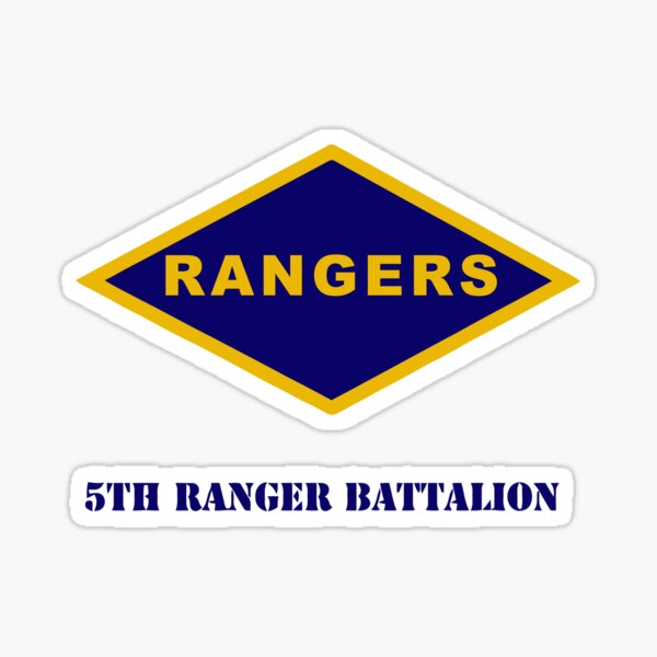 "Rangers 5th battalion" Sticker for Sale by VicFreedomind | Redbubble