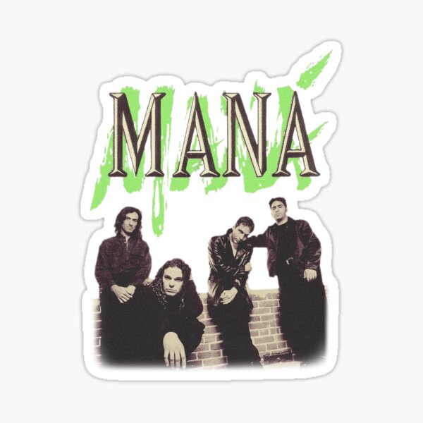 " Maná Vintage Design" Sticker for Sale by CHALOOBYWAZ | Redbubble