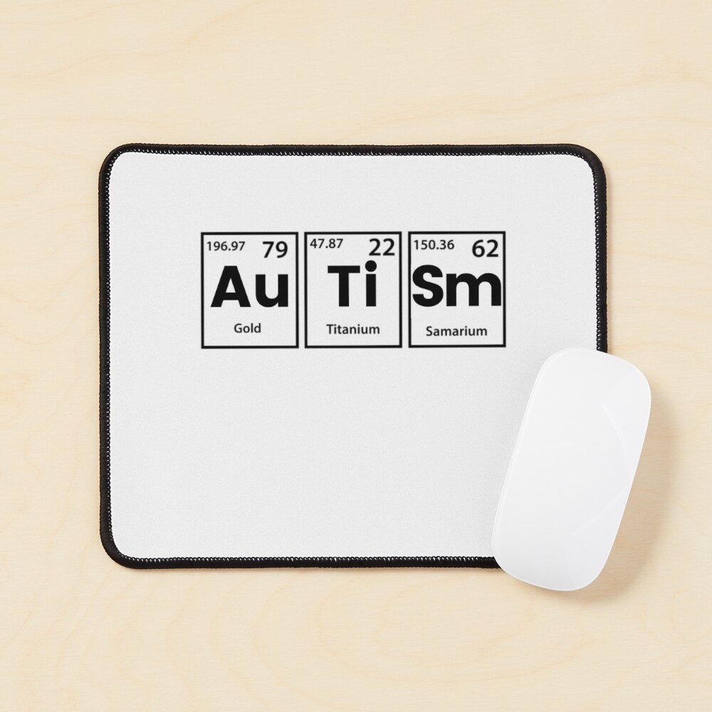 "Periodic Table for Autistic Asd Adhd Autism Awareness kids" Sticker ...