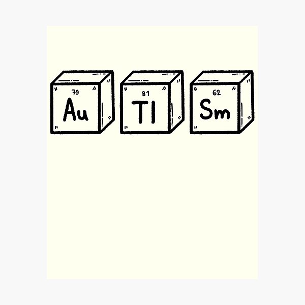 "Periodic Table for Autistic Asd Adhd Autism Awareness kids ...