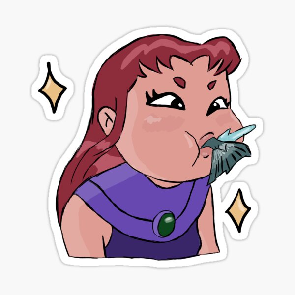 "Starfire" Sticker by moonlitlagoon | Redbubble