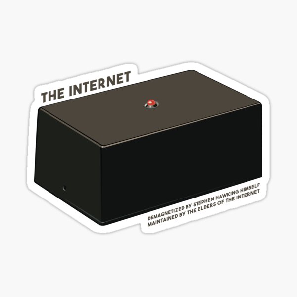 "The Internet (The IT Crowd)" Sticker for Sale by thedrumstick | Redbubble