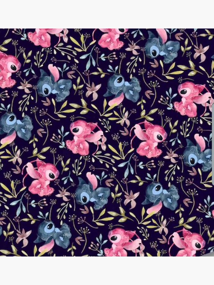 "Stitch pattern wallpaper" Sticker for Sale by saracurrys | Redbubble