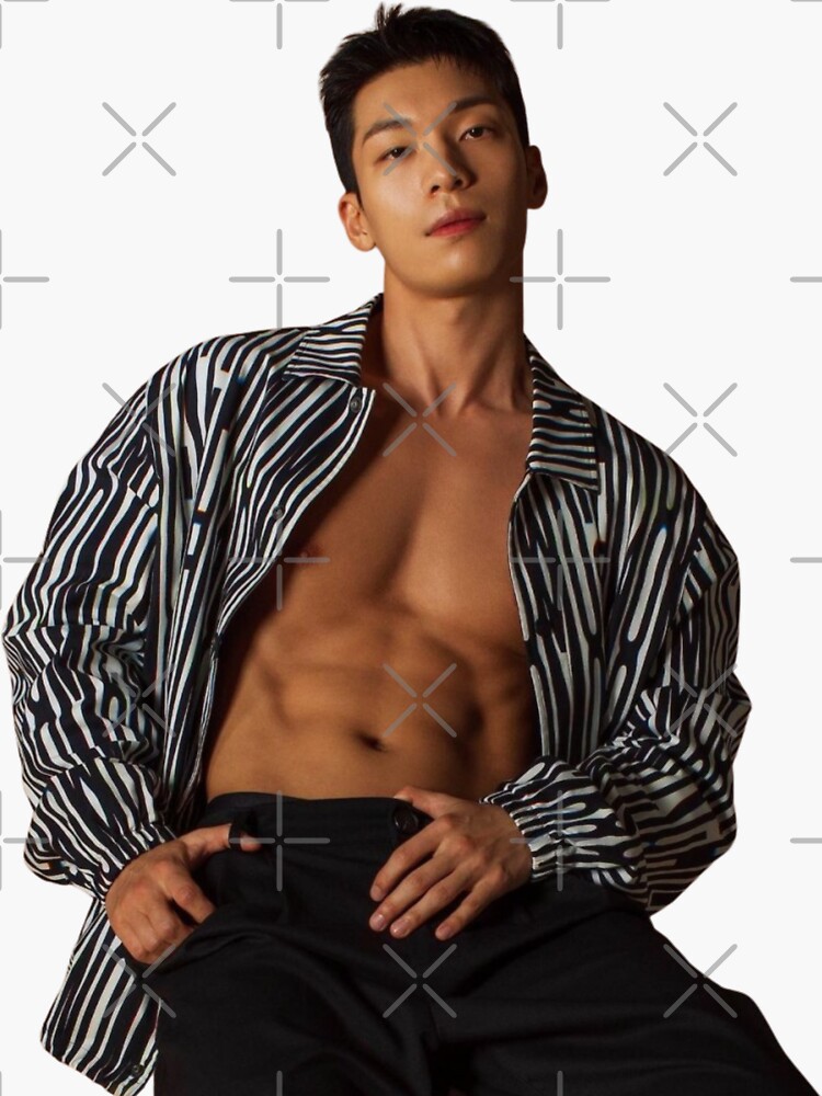 "Wi Ha‑joon Korean Actor" Sticker for Sale by kawaii4life | Redbubble