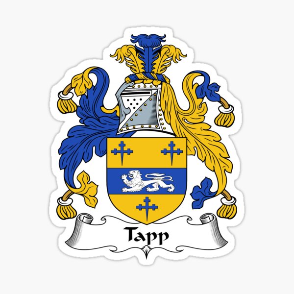 "Taap or Tapp" Sticker by HaroldHeraldry | Redbubble