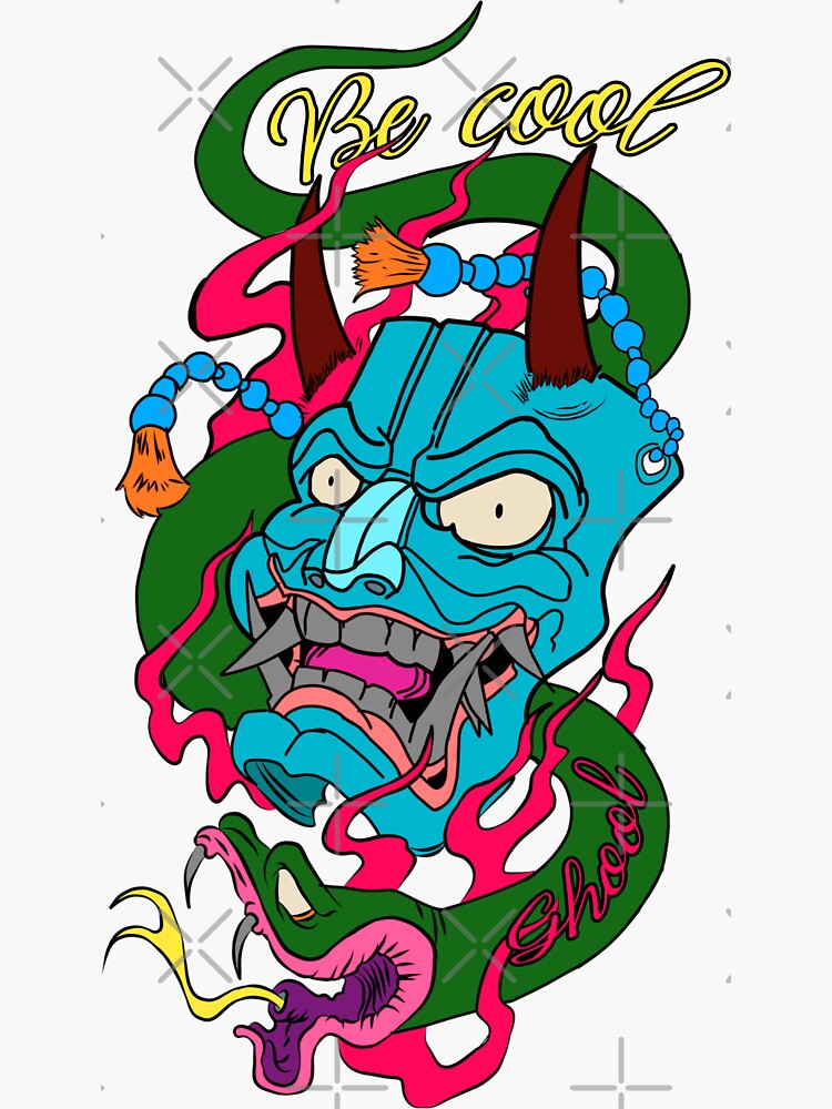 "New design Just Be Cool" Sticker for Sale by Samdevdesign | Redbubble