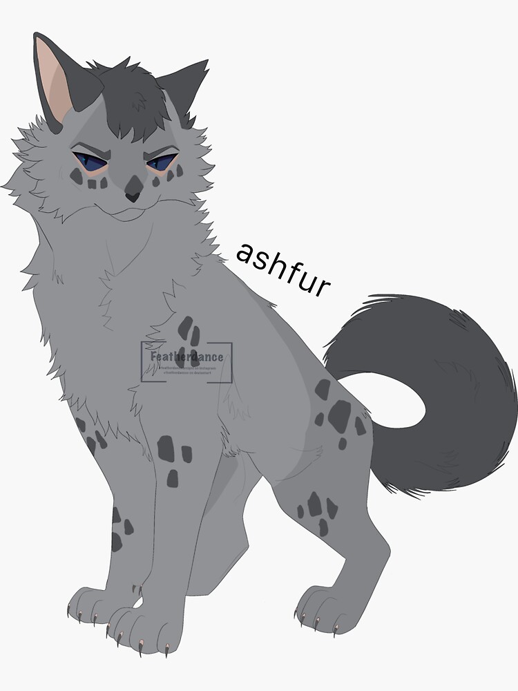 "ashfur" Sticker for Sale by featherdance | Redbubble