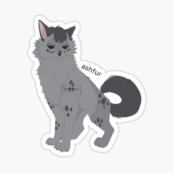 "ashfur" Sticker for Sale by featherdance | Redbubble