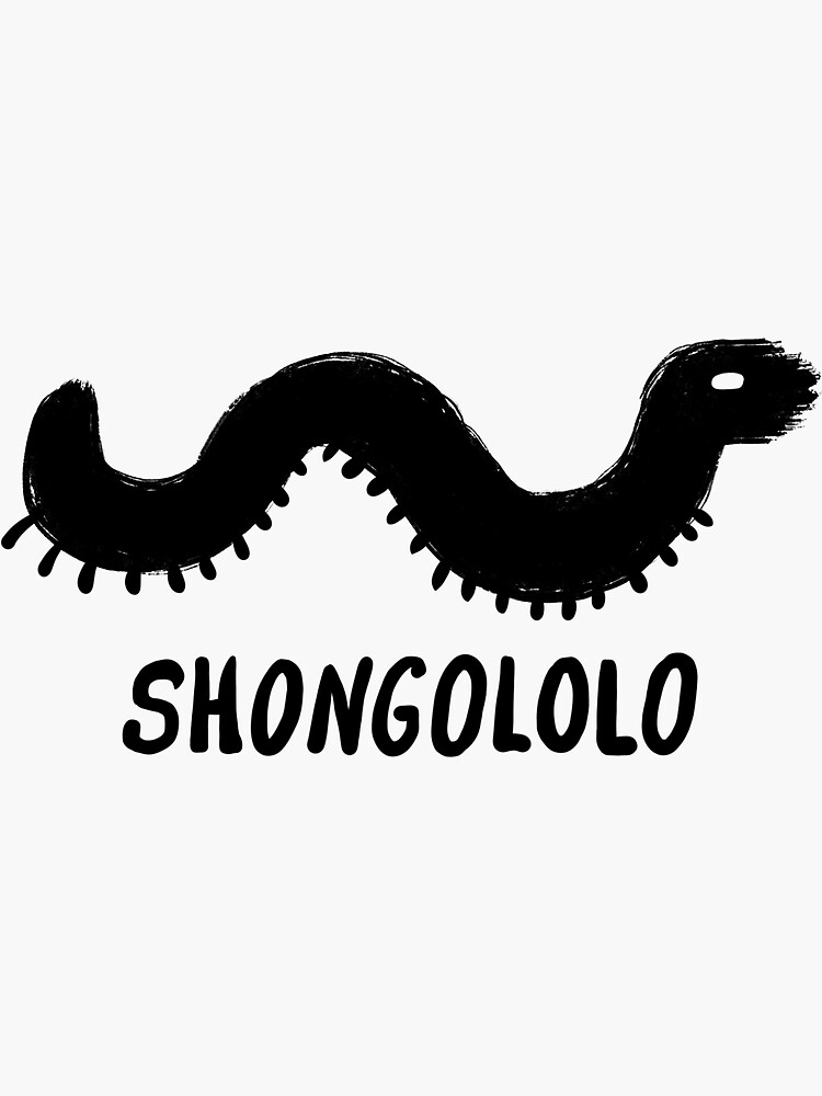 "Shongololo - crazy South African millipede by Lekka Saffa" Sticker for ...