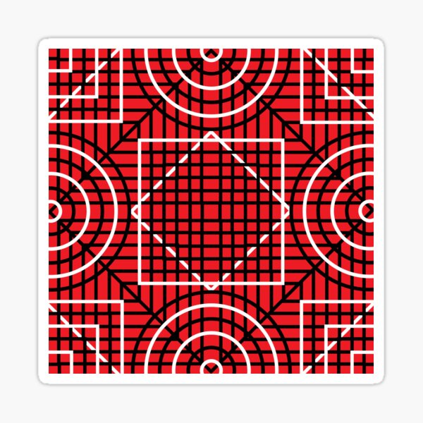 "Interlocking Shapes no. 56" Sticker for Sale by NeilFeigeles | Redbubble