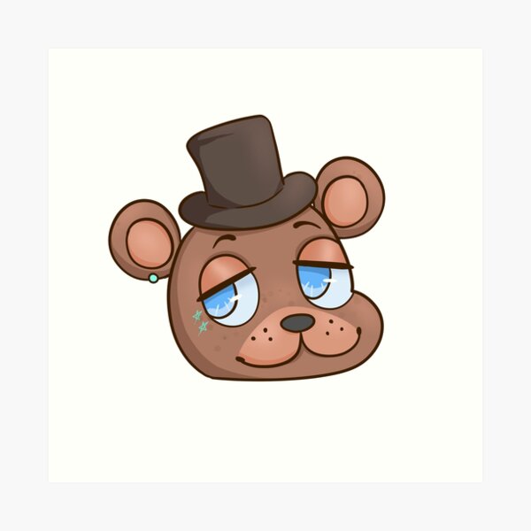 "fnaf freddy fazbear" Art Print for Sale by Cobbstone | Redbubble
