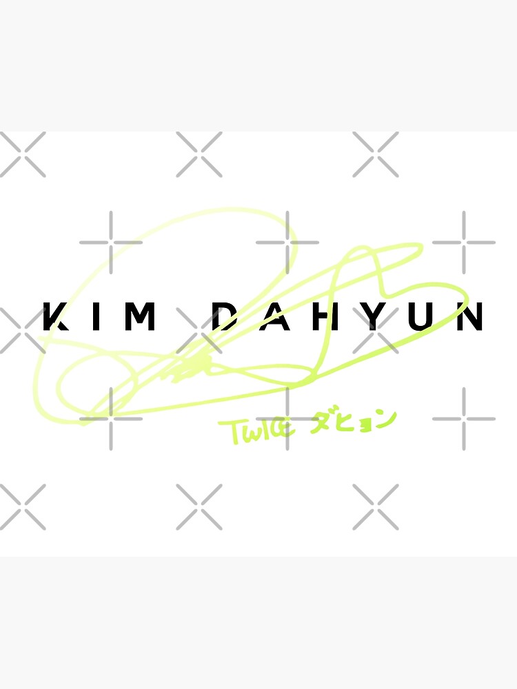 "Dahyun Signature" Poster for Sale by Ryuell | Redbubble