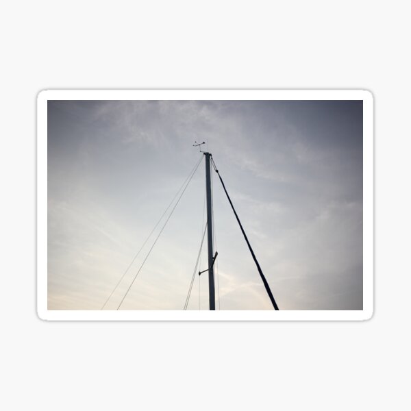 "Sailboat Mast" Sticker for Sale by beccaleibphoto | Redbubble