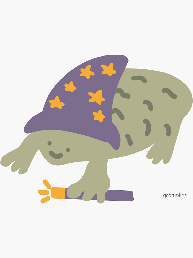 "Spooky frog" Sticker for Sale by gremoline | Redbubble