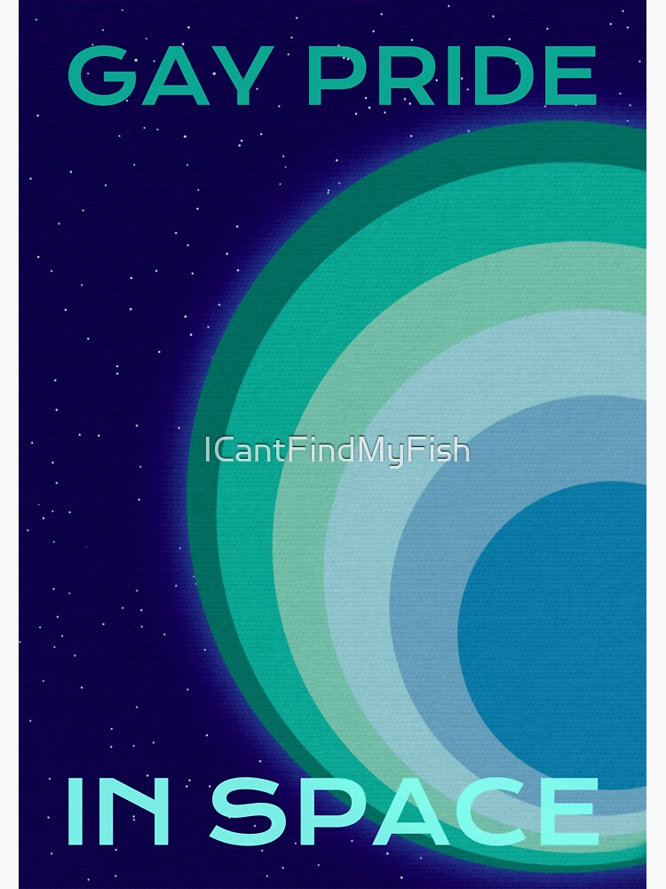 "Gay pride in space" Sticker for Sale by ICantFindMyFish | Redbubble