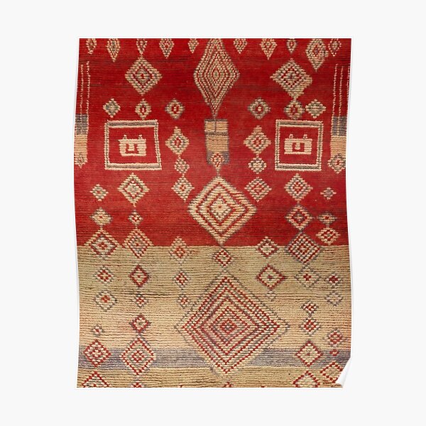 "Traditional Heritage Moroccan Berber Design" Poster for Sale by ...