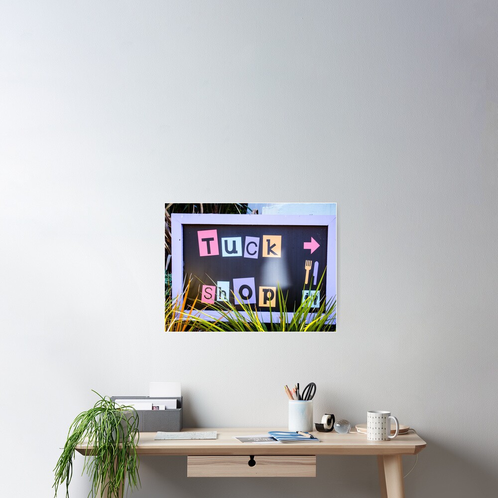 "Tuck Shop" Poster by urbanfragments | Redbubble
