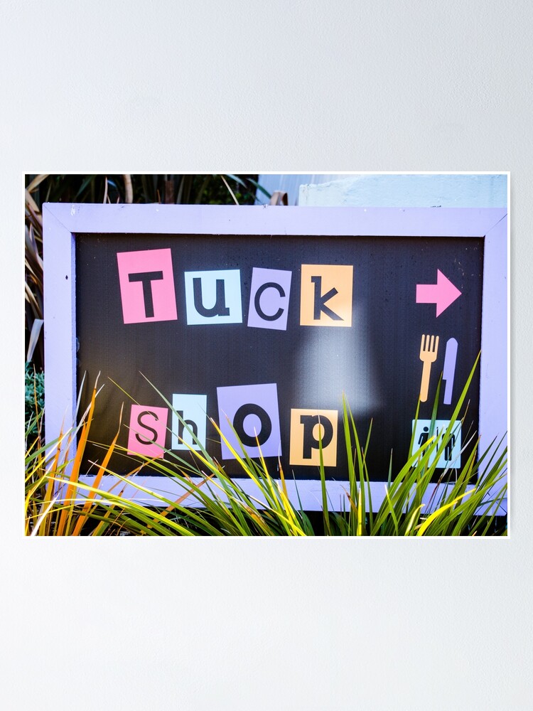 "Tuck Shop" Poster by urbanfragments | Redbubble