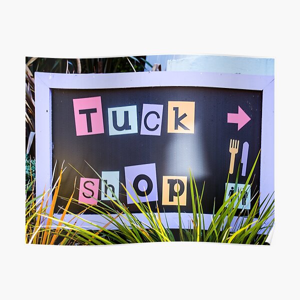 "Tuck Shop" Poster by urbanfragments | Redbubble