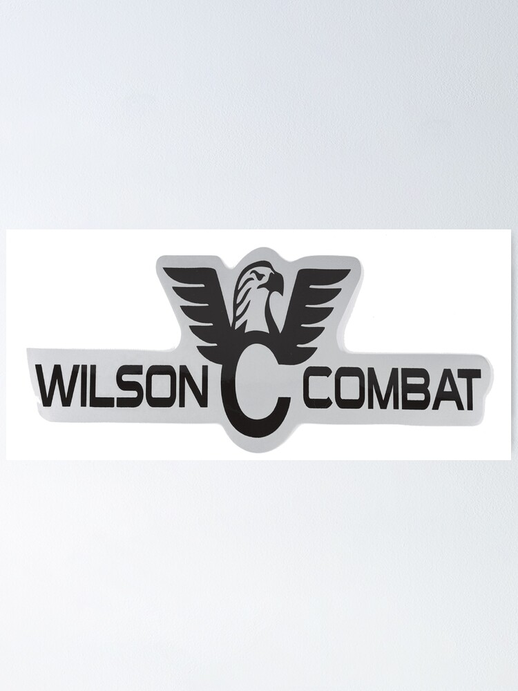 "wilson combat logo" Poster for Sale by hotifroti | Redbubble