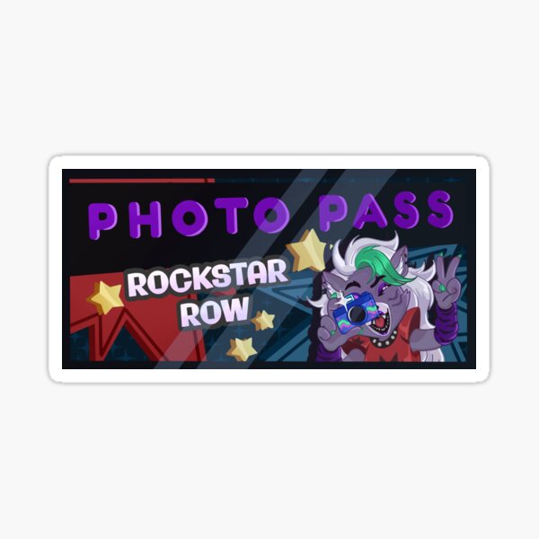 "Fnaf Photo Pass" Sticker for Sale by RainDoodlez | Redbubble